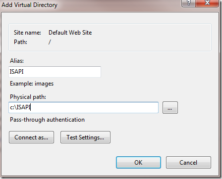 Chau Chee Yang Technical Blog: Configure Windows 7 IIS7 for ISAPI DLL